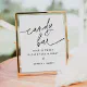EVERLEIGH Candy Bar Wedding Sign | Zazzle