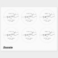 EVERLEIGH Love is Sweet Sticker 3" (sheet of 6) | Zazzle