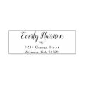 Everly Script Self-inking Stamp | Zazzle