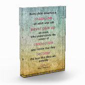 Every Child Deserves A Champion Acrylic Award | Zazzle