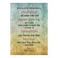 Every Child Deserves A Champion Poster | Zazzle