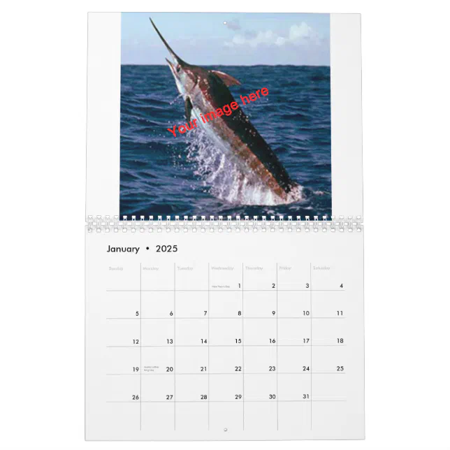 Every Day is a Good Day to Go Fishing Calendar | Zazzle