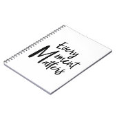 Every moment matters notebook | Zazzle
