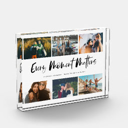 Every Moment Matters Quote Photo Collage | Zazzle