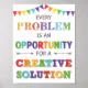 Every Problem Is An Opportunity Growth Mindset Poster | Zazzle
