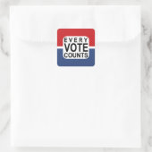 Every Vote Counts sticker | Zazzle