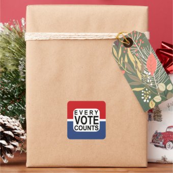 Every Vote Counts sticker | Zazzle