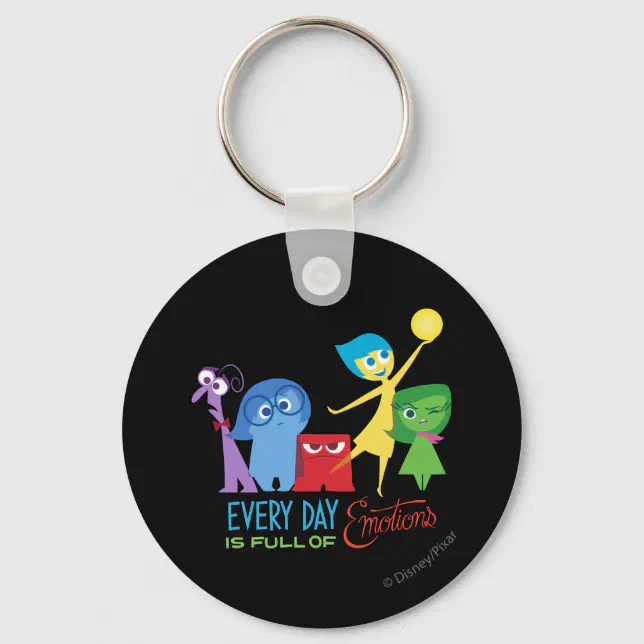 Everyday is Full of Emotions Keychain | Zazzle