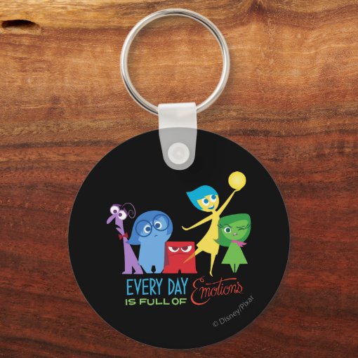 Everyday is Full of Emotions Keychain | Zazzle