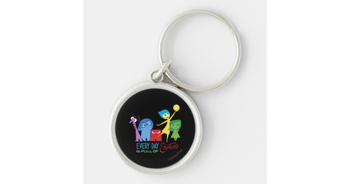 Everyday is Full of Emotions Keychain | Zazzle