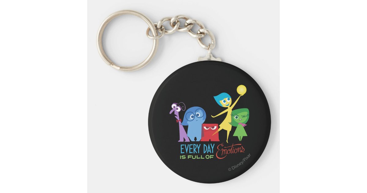 Everyday is Full of Emotions Keychain | Zazzle.com