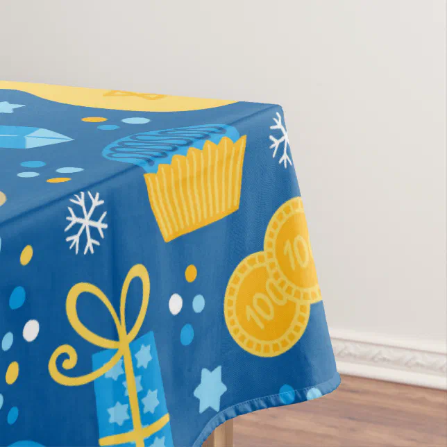 Everything Hanukkah Tablecloth | Zazzle