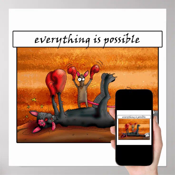 Everything is possible! Motivational Poster | Zazzle