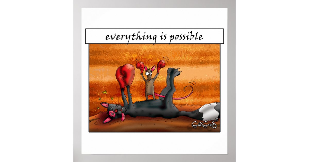 Everything is possible! Motivational Poster | Zazzle