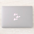 Evie Decorative Name in Pink x3 Sticker | Zazzle