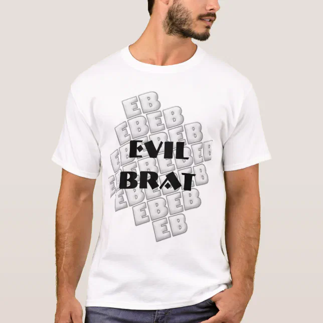 Evil Brat Logo Shirt | Zazzle