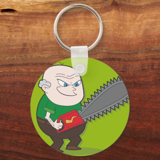 Evil Chainsaw man Keychain | Zazzle
