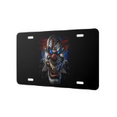 Evil Clown Face License Plate | Zazzle
