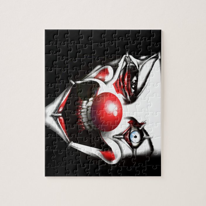 Evil Clown Jigsaw Puzzle | Zazzle.com