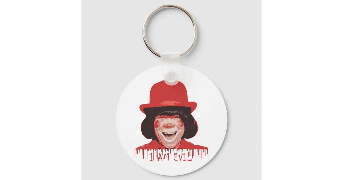 Evil Clown Key Chain | Zazzle