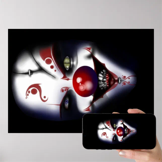 Evil Clown Poster | Zazzle