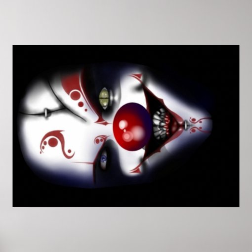 Evil Clown Poster | Zazzle