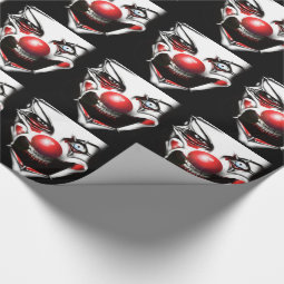 Evil Clown Wrapping Paper | Zazzle