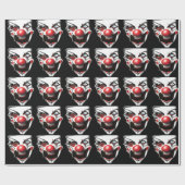 Evil Clown Wrapping Paper | Zazzle