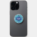 Evil Eye Amulet Mosaic Art PopSocket | Zazzle