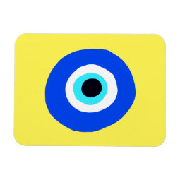 Evil Eye Colourful Lucky Symbol Magnet | Zazzle