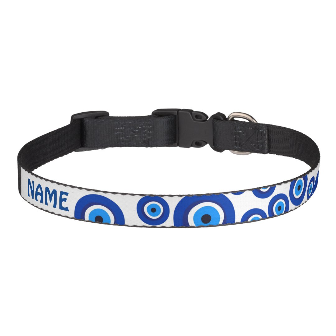 EVIL EYE Dog Collar | Zazzle