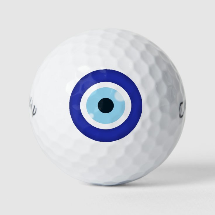 Evil Eye Golf Balls | Zazzle