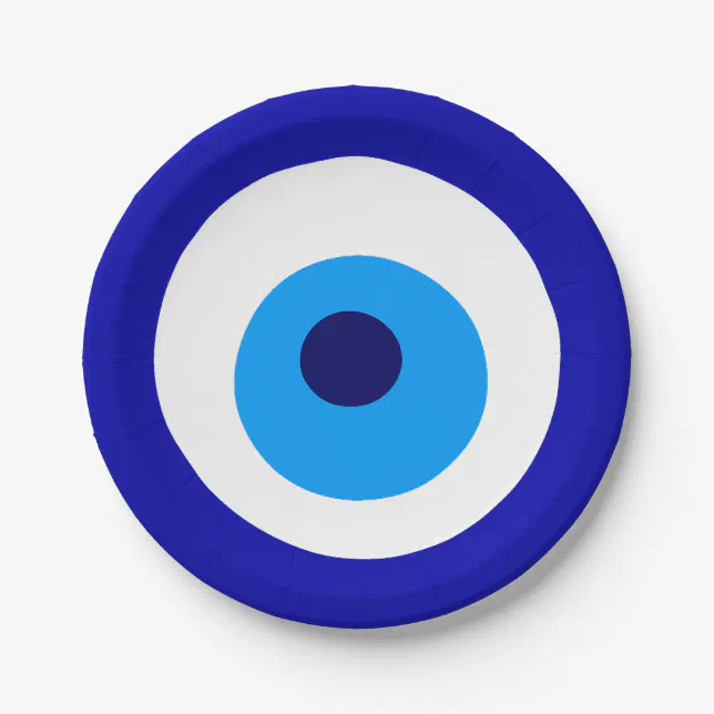 "Evil Eye" Paper Plate | Zazzle
