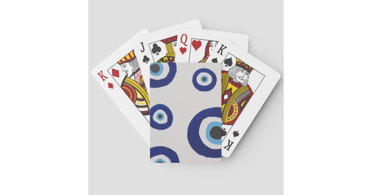 Evil Eye Playing Cards | Zazzle