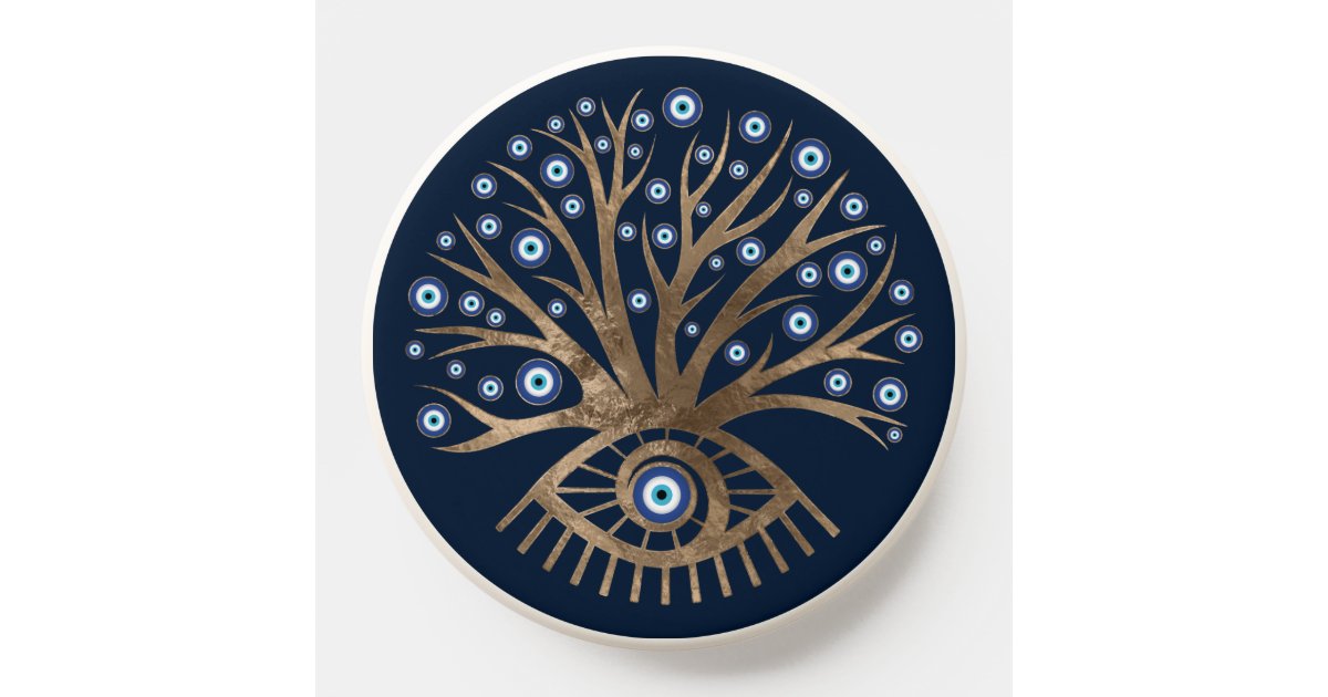 Evil Eye Tree Amulet PopSocket | Zazzle