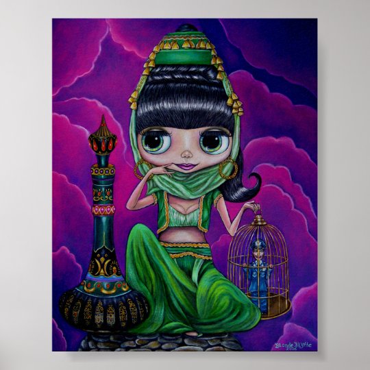 Evil Genie Poster | Zazzle.com