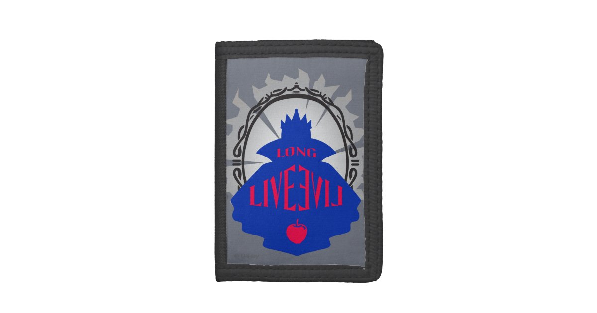 Evil Queen - Long Live Evil Tri-fold Wallet | Zazzle