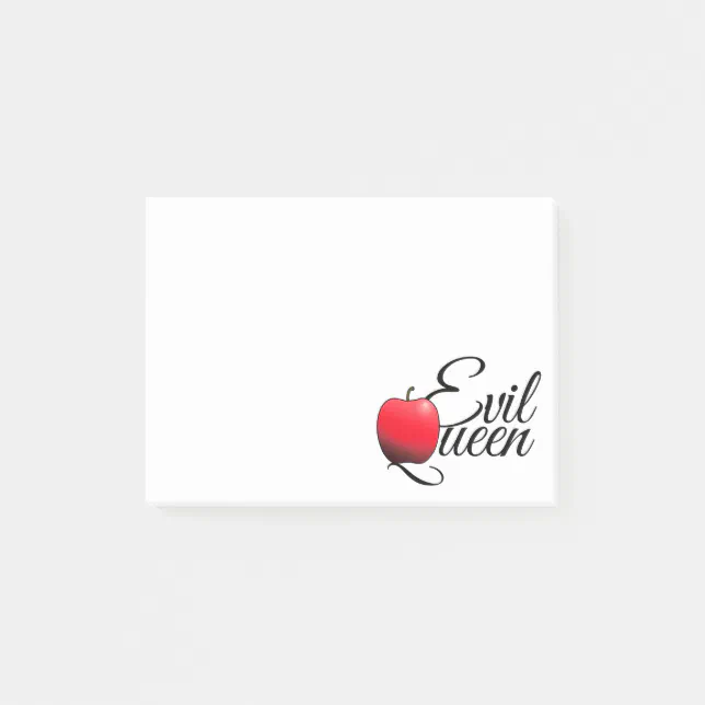 Evil Queen Red Apple Post-it Notes | Zazzle