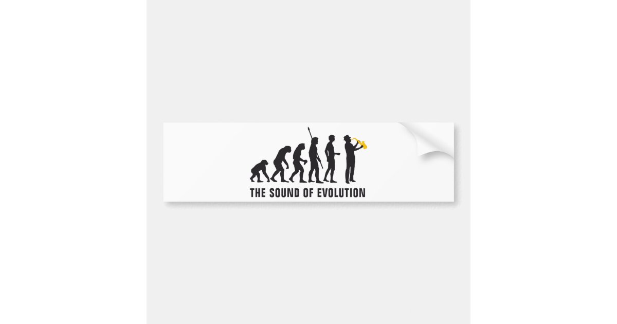 evolution bumper sticker | Zazzle