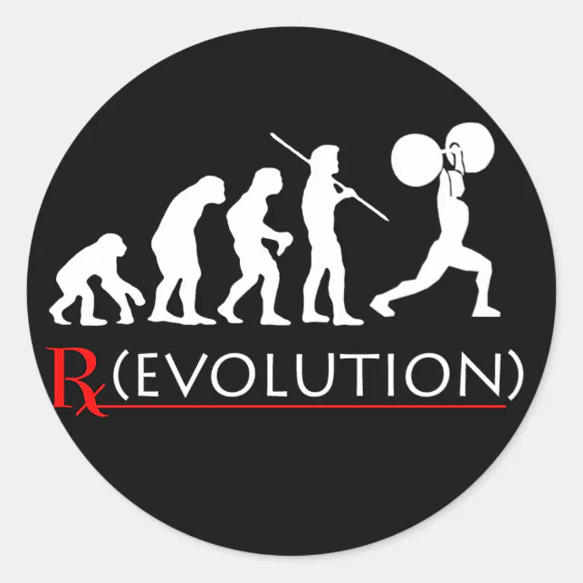 Evolution Chart Sticker | Zazzle