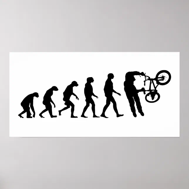 Evolution of BMX Poster | Zazzle