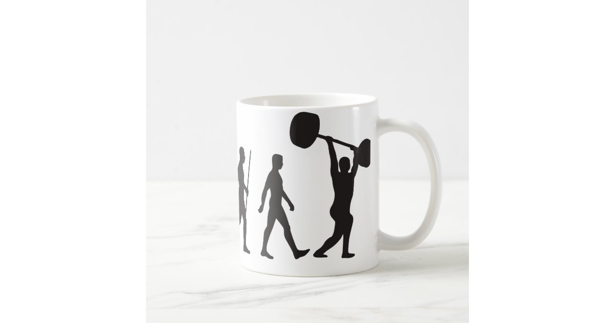 Evolution of Man - Bodybuilder Coffee Mug | Zazzle