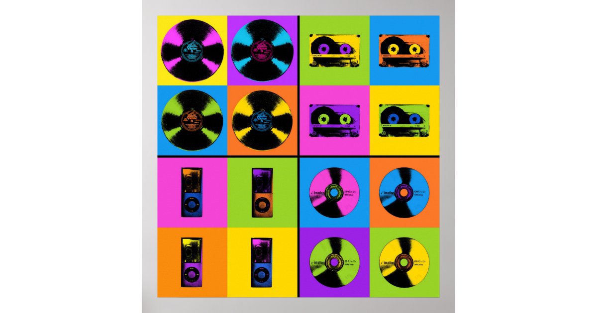 Evolution of Music Poster | Zazzle