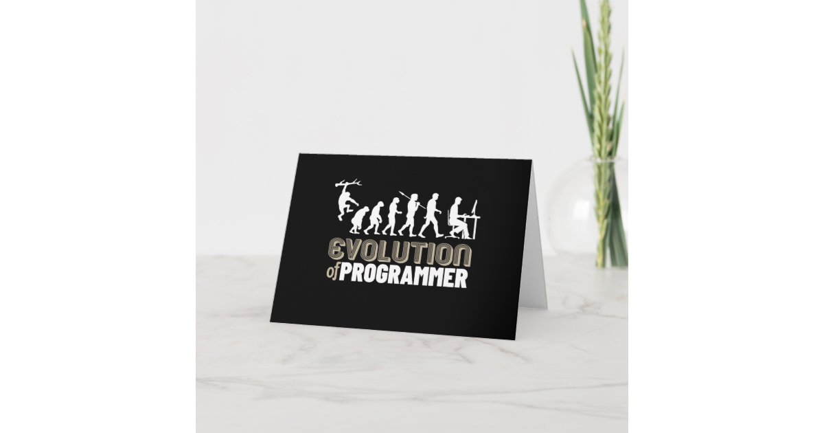 Evolution Of Programmer Card | Zazzle