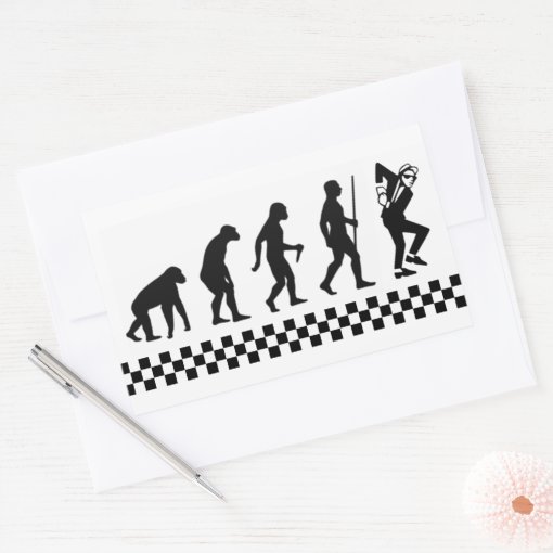 Evolution of Ska Sticker | Zazzle