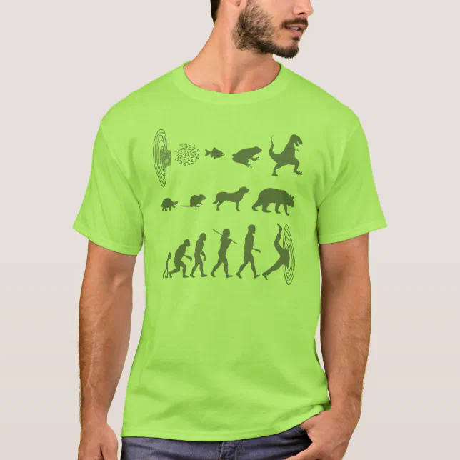 Evolution of Species Continuous Tee Shirt | Zazzle