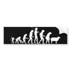 Evolution of the Masses Bumper Sticker | Zazzle