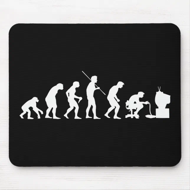 Evolution of Video Games Gaming Gamer Mouse Pad | Zazzle