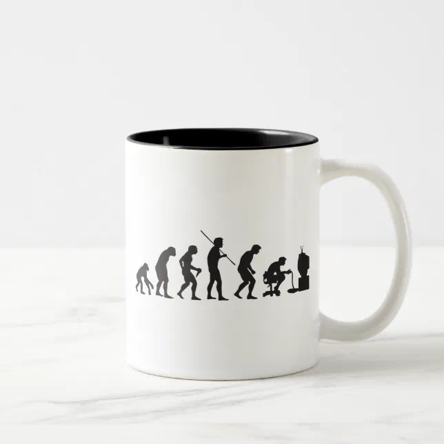 Evolution of Video Games Gaming Gamer Two-Tone Coffee Mug | Zazzle