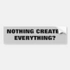 Question Everything Bumper Sticker | Zazzle.com